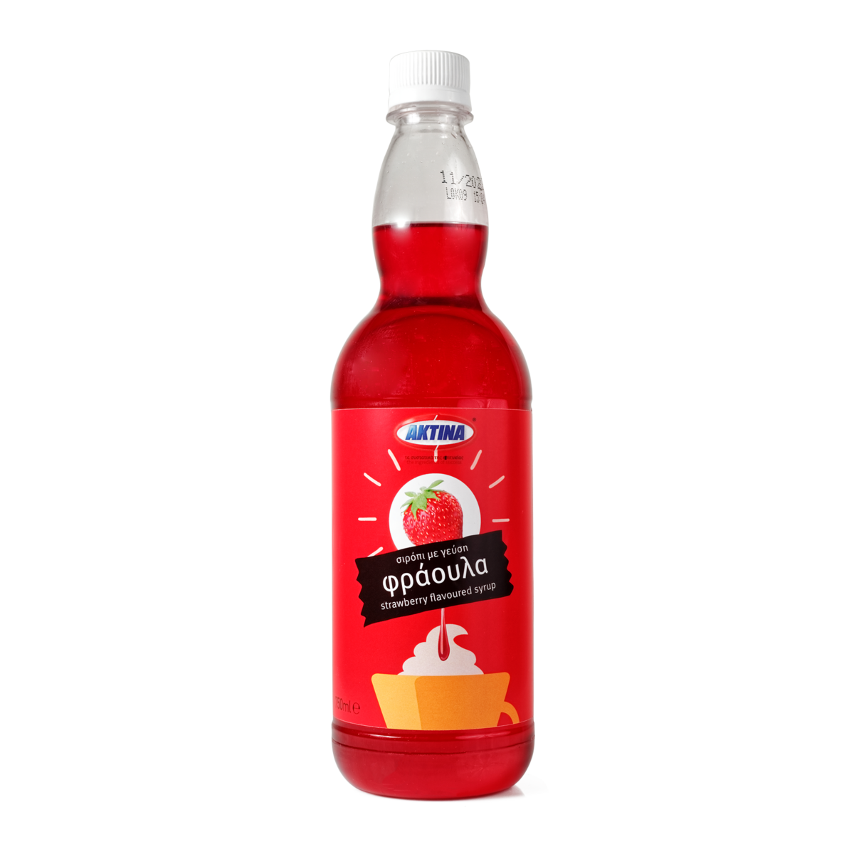 Σιρόπι για Καφέ με γεύση Φράουλα - Aktina Foods