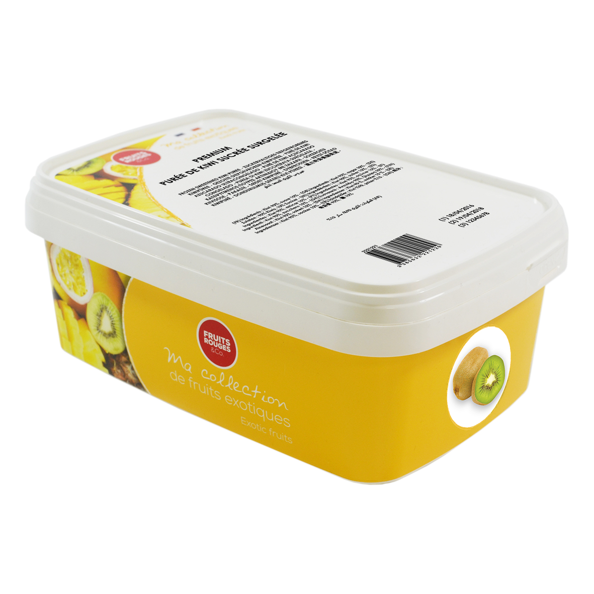 Frozen Puree Kiwi 10% 1kg - Aktina Foods