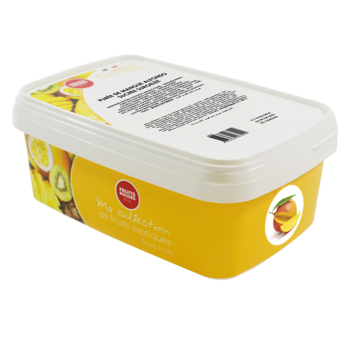 Frozen Puree Mango Alfonso 1kg - Aktina Foods