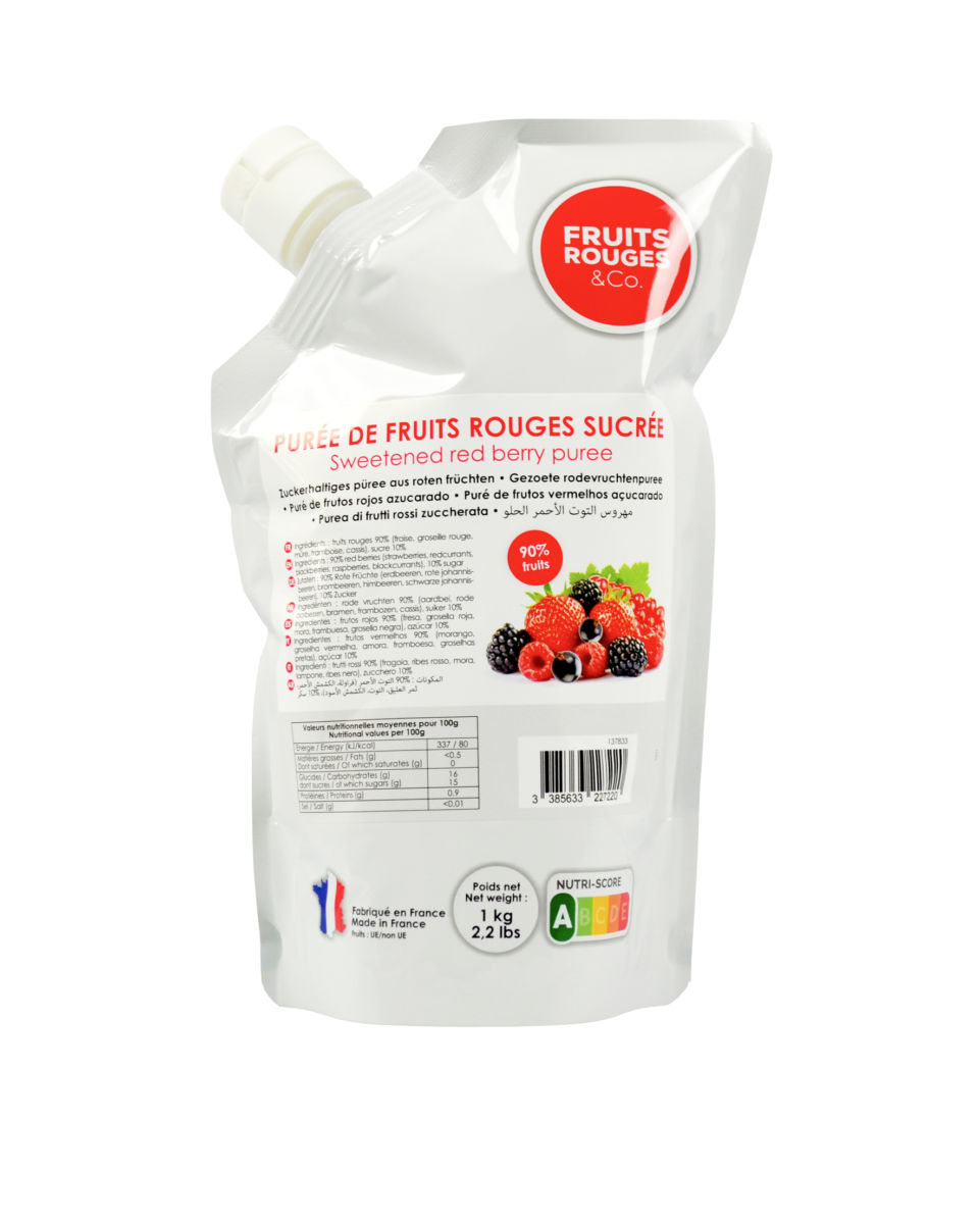 Ambient Puree Red Berries 1kg - Aktina Foods